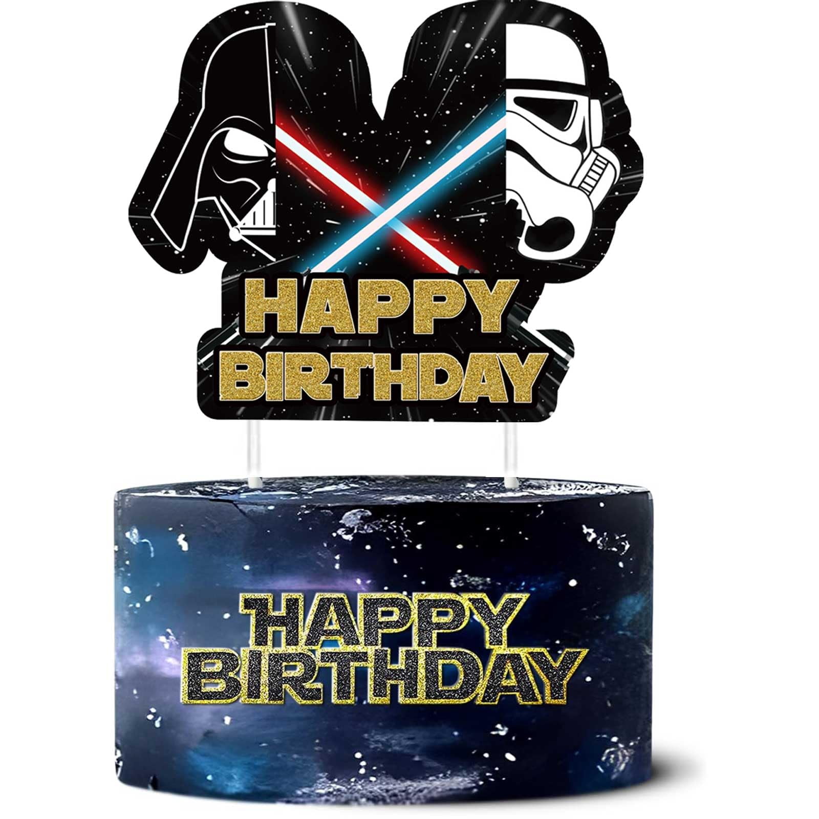 Star Cake Topper for MMF7 Kids Star Themed Birthday Cake Toppers Party ...