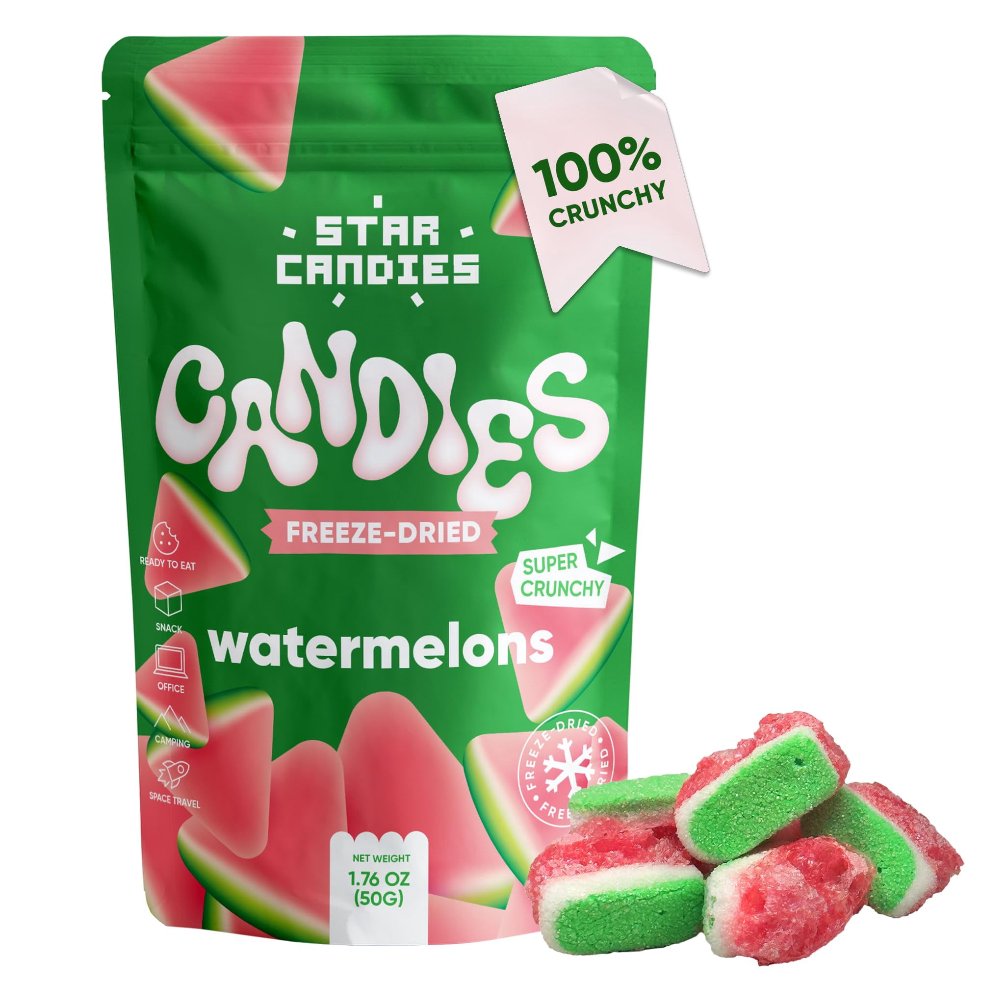Star Candies Freeze Dried YYF14 Watermelon Candy | Super Freeze Dried ...