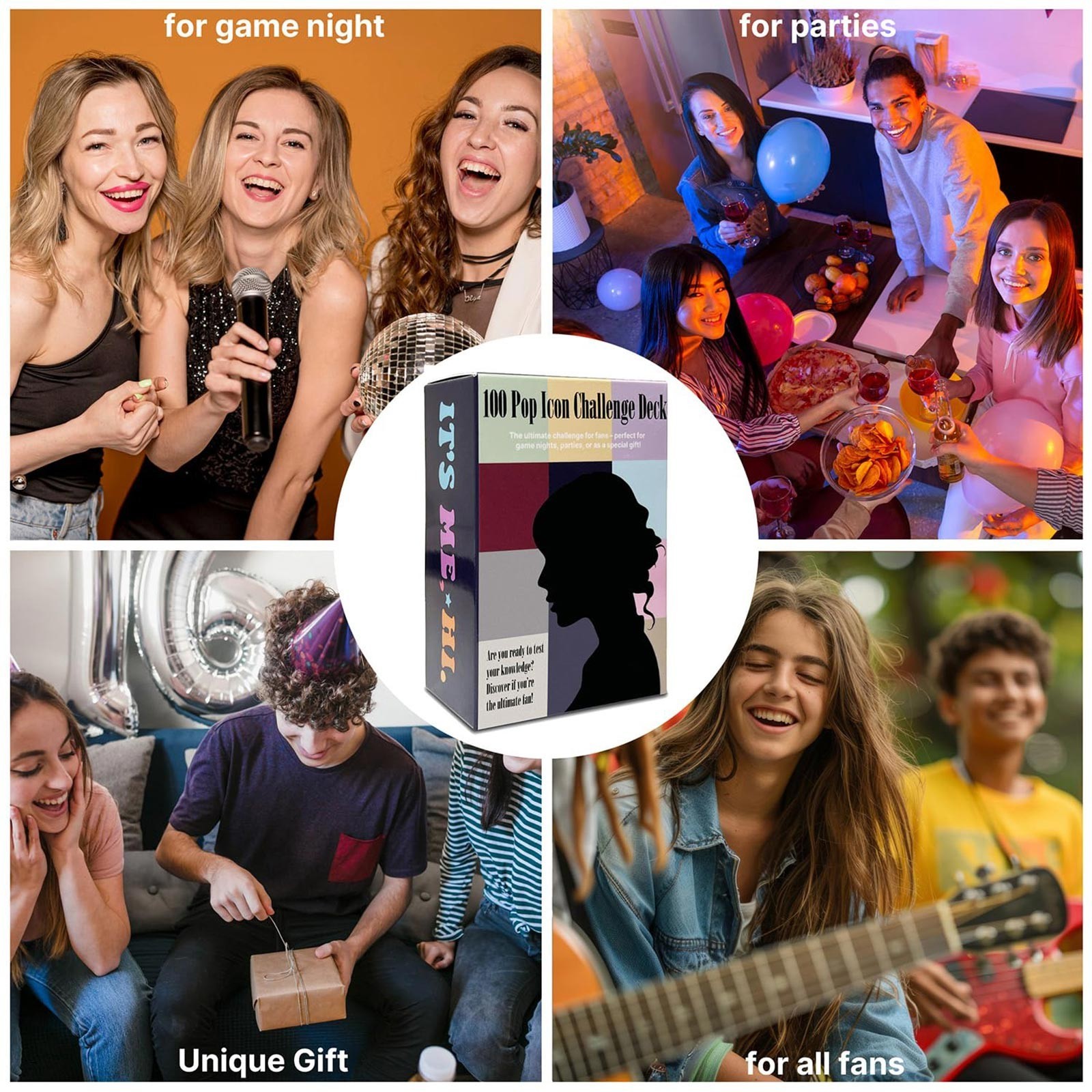 Star Card Game 100 Question & Answer Cards For Ultimate Music Lovers ...