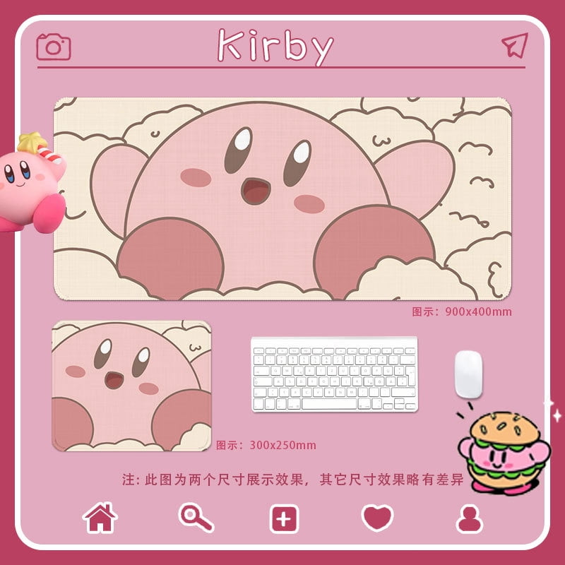 Star Card Mouse Pad Large Girl Cute Cartoon E-sports Game Laptop Pad ...