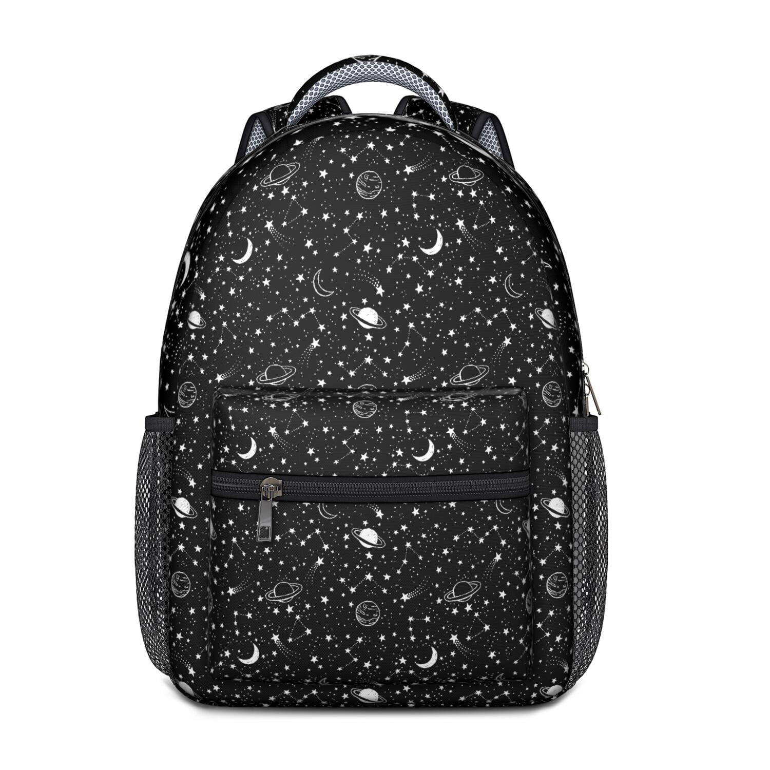 Star Constellation Space Galaxy Backpack for with Moon Sun Rocket and ...