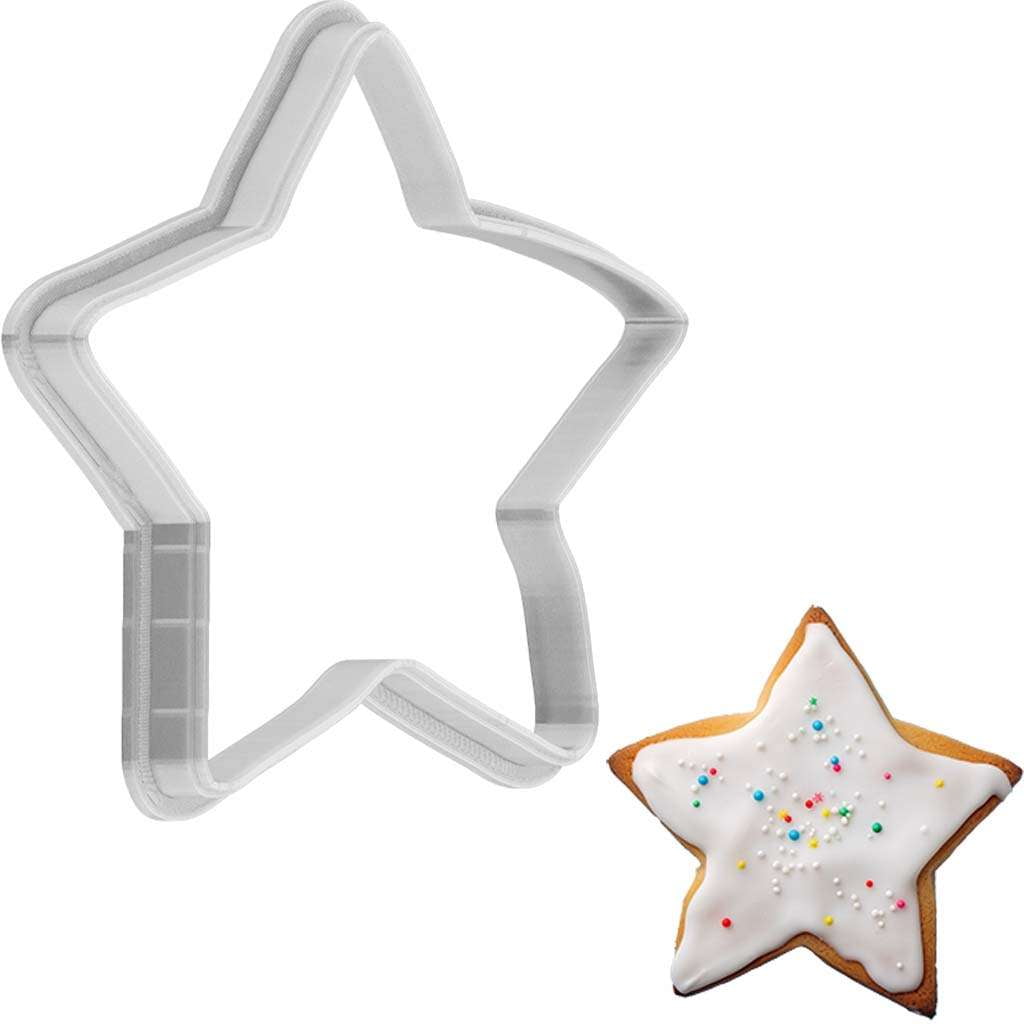 Star Cookie Cutter 4 Inch Made in USA by WONDERTORY - Walmart.com