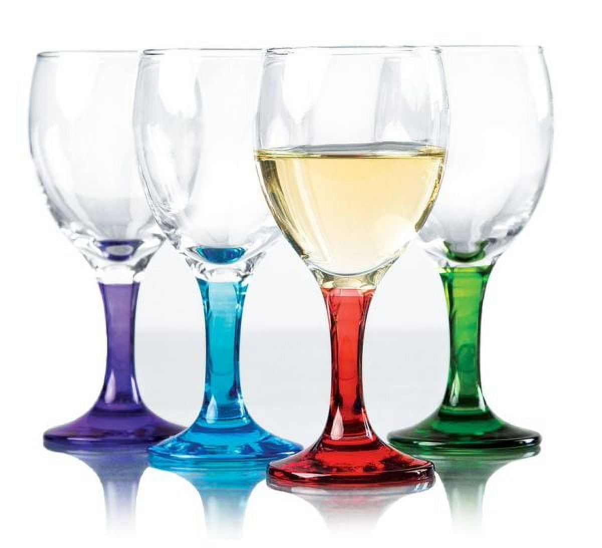 Star Crafts 4pc Imperial 300 ml Goblet Set with Color Base & Stem ...