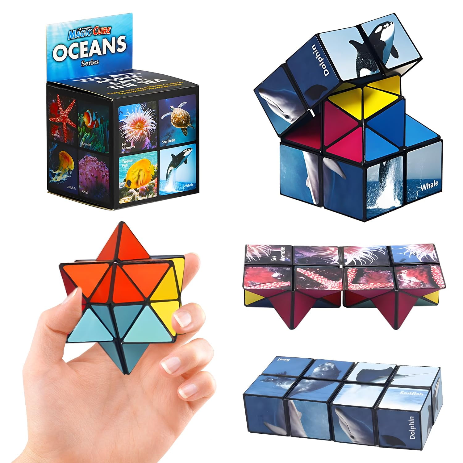 Star Cube Magic Cube OIF8 2 in 1 Set, Ocean Yoshimoto Cube Infinity ...