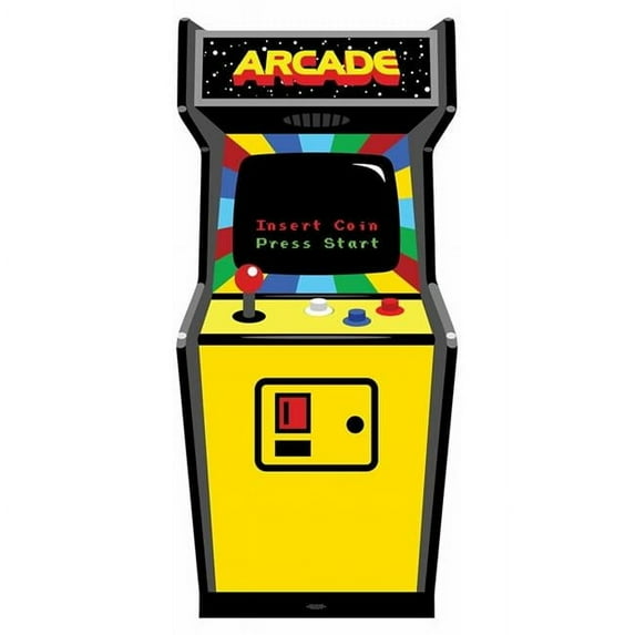 Star Cutouts Cardboard Life Size 80s Arcade Game Paper & Cardboard ...