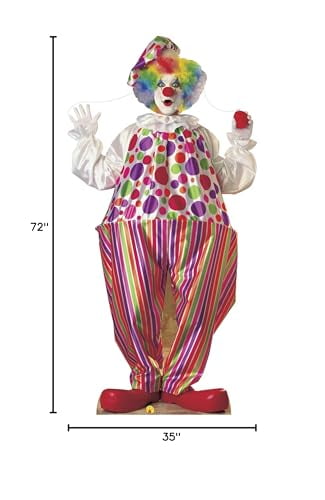 Star Cutouts, Clown, Cardboard Cutout Stand-Up, Party Prop Life-Size ...
