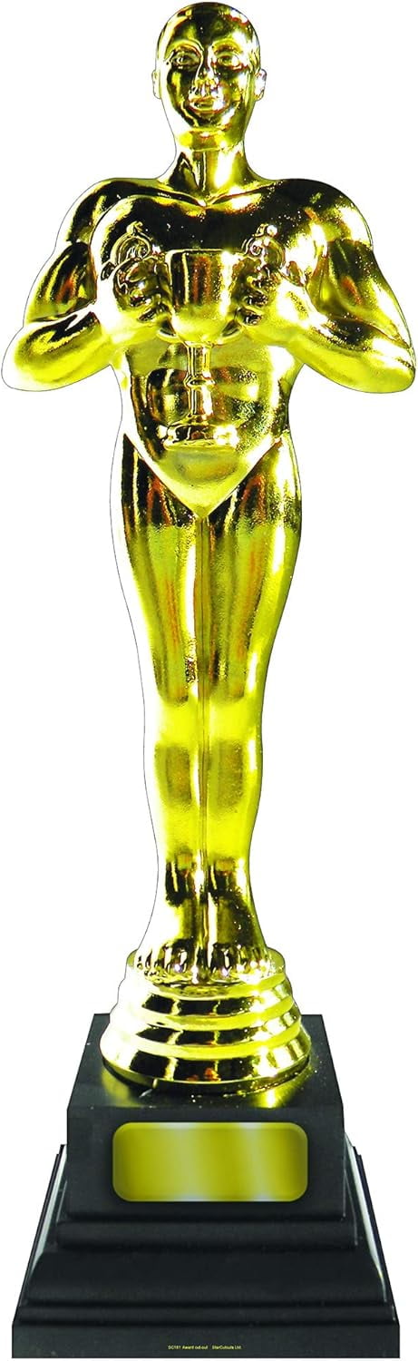 Star Cutouts, Gold Award, Cardboard Cutout Stand-Up, Party Prop Stand ...