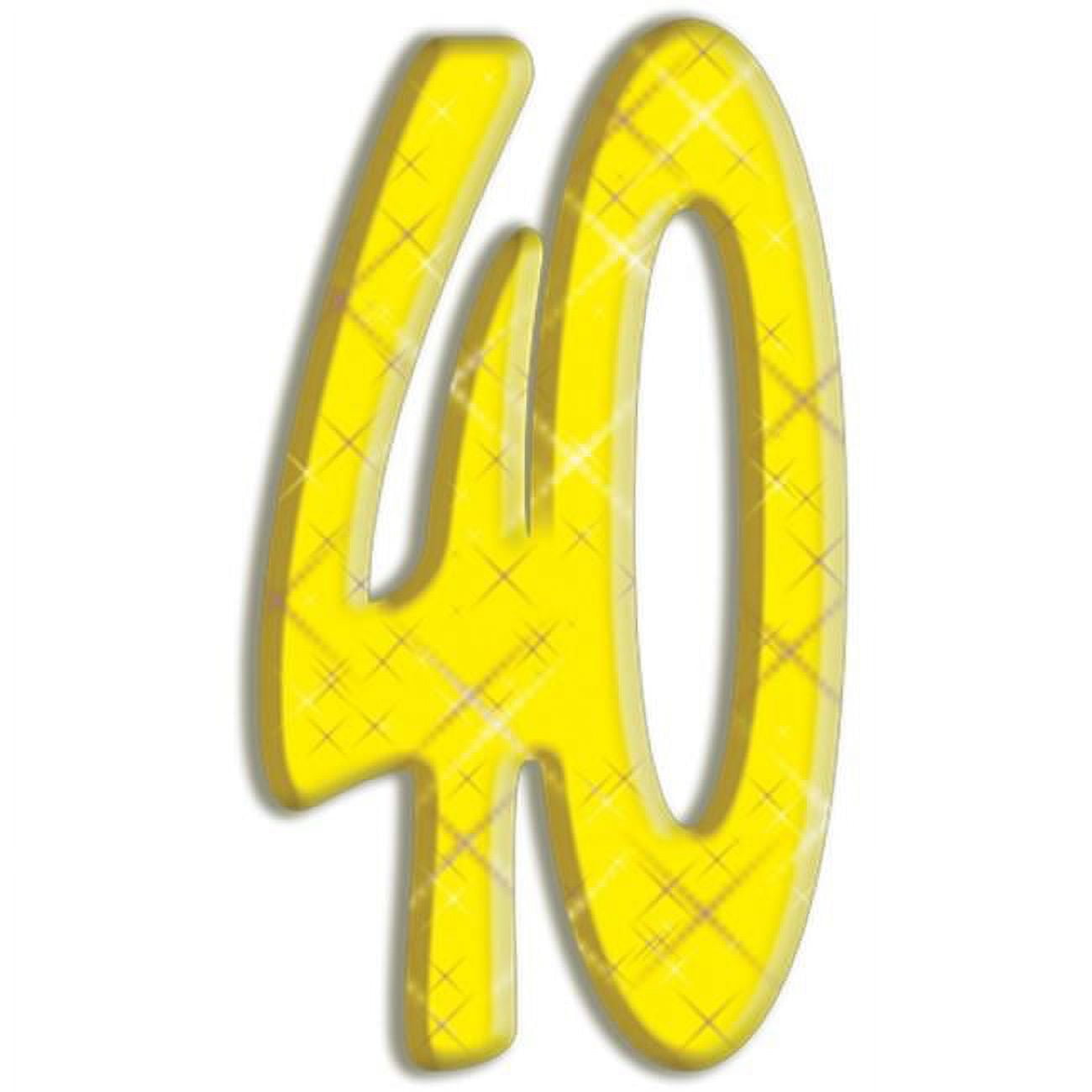 SC154 Number 40 Cardboard Cutout Standup - Walmart.com