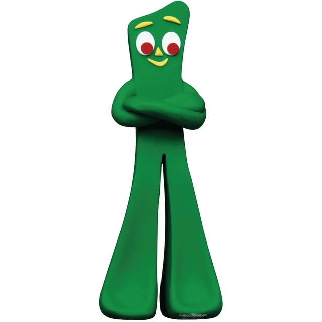 Star Cutouts SC1990 Gumby Cardboard Cutout Standup - Walmart Business ...