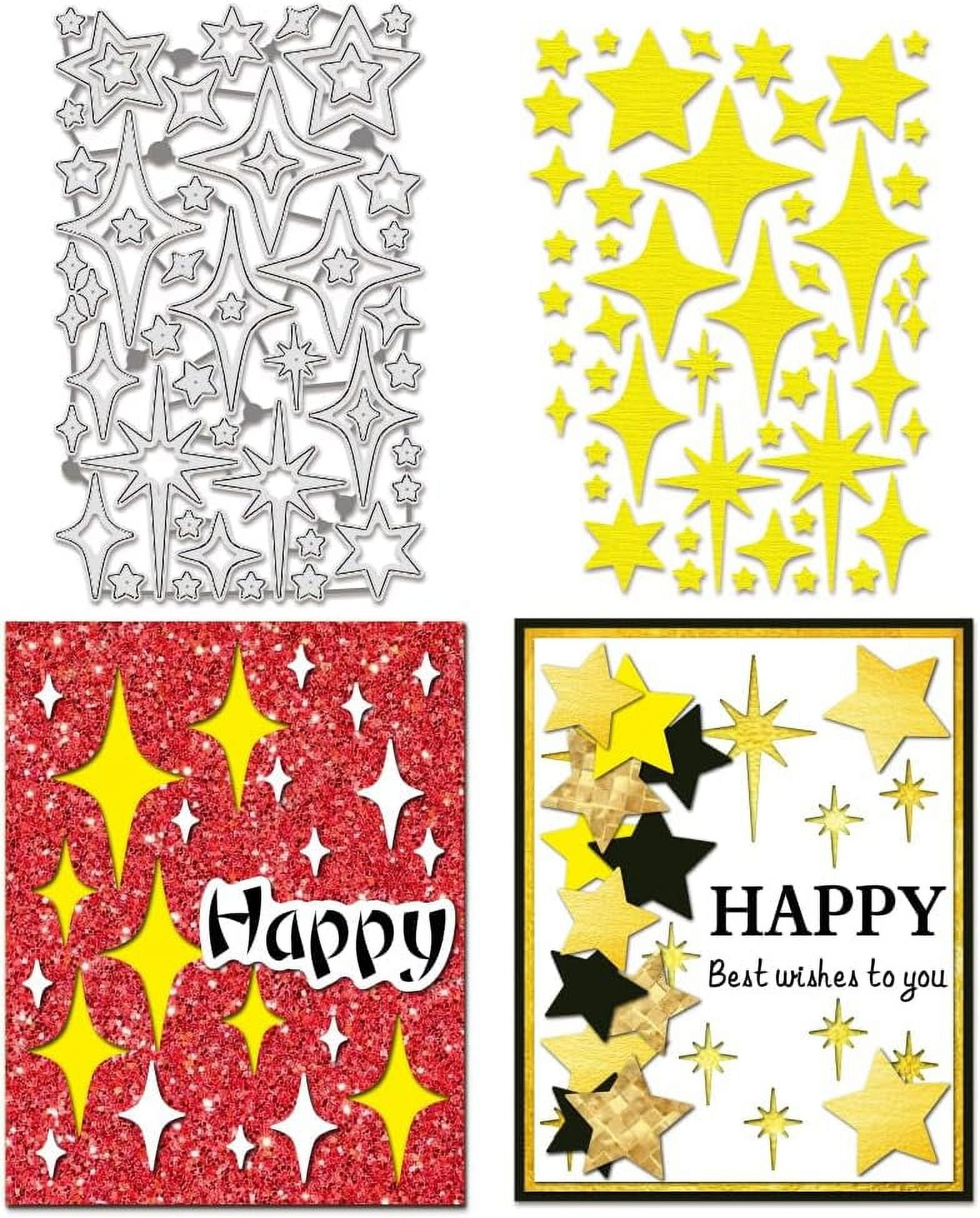 Star Cutting Dies Shining Stars Carbon Steel Embossing Tool Die Cuts ...