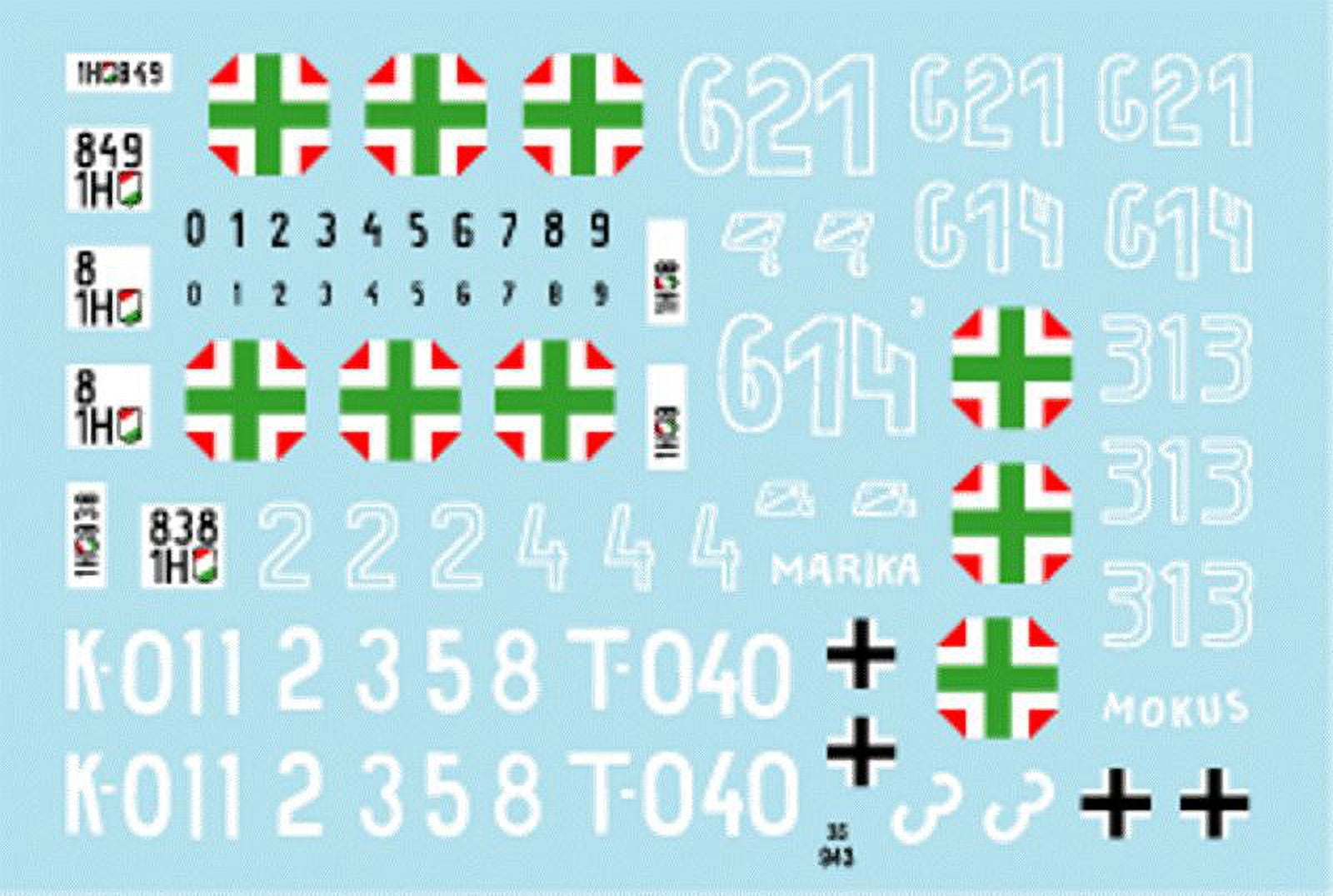 Star Decals 1:35 WWII Hungarian Pz.Kpfw IV & Hetzer #35943 - Walmart.com