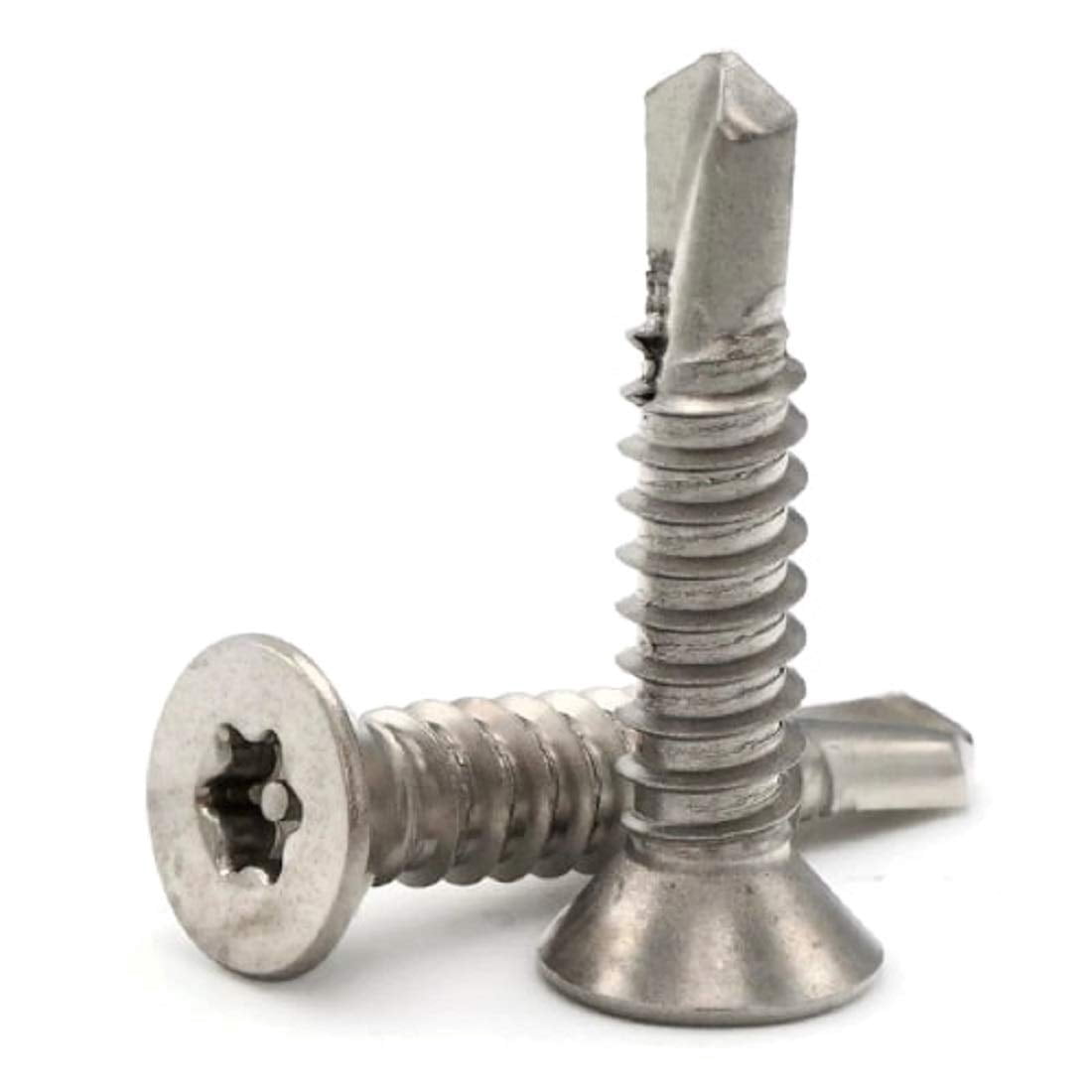 Star Drive with Pin Security Flat Head Self Drilling Screws 410 ...