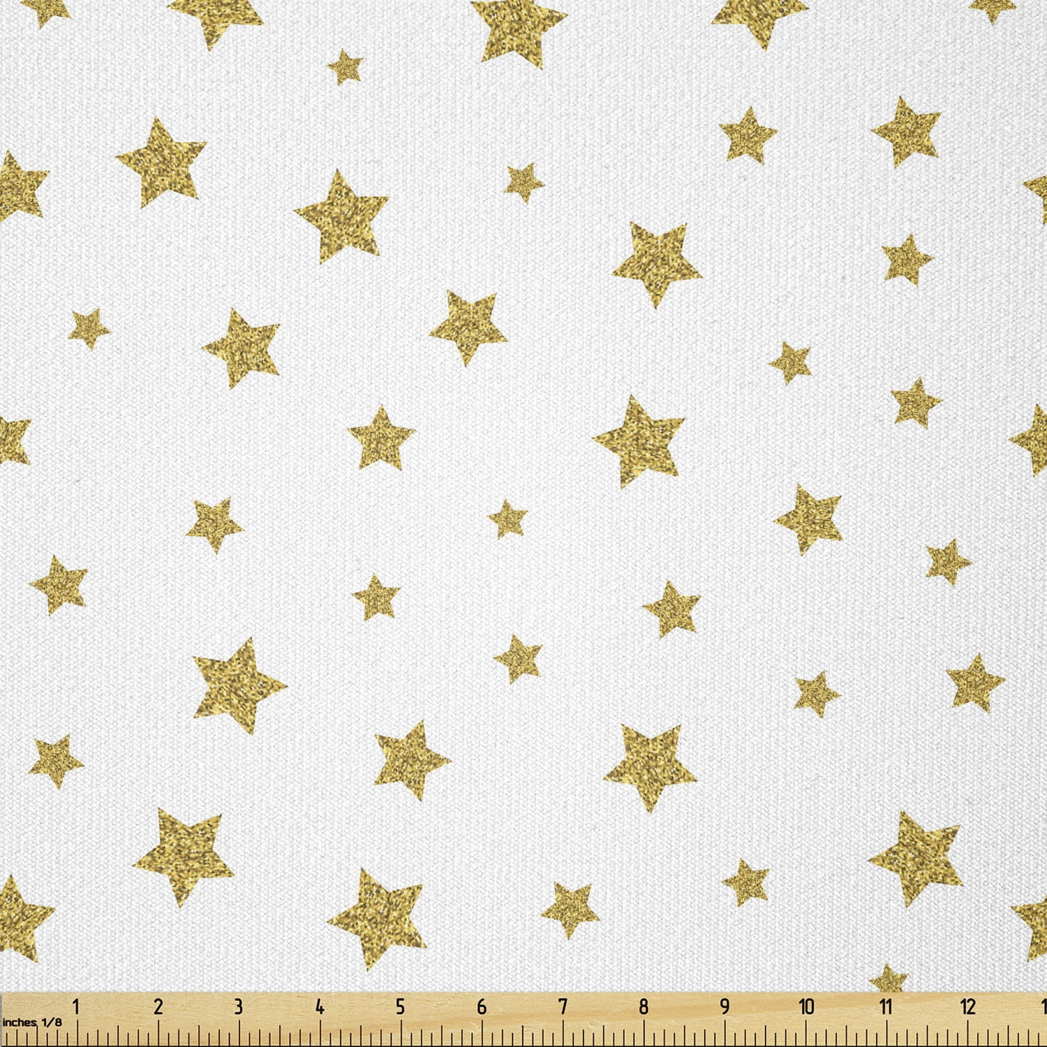 Star Fabric by The Yard, Stars Pattern Illustration Creative Birthday ...