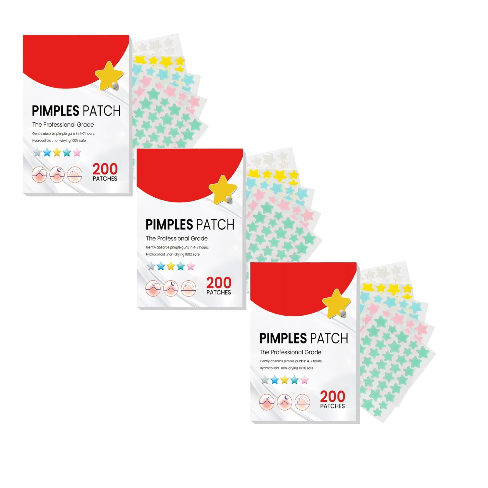Star Facial Sticker Fades Closed Clearing Breathable Skin Texture ... Star Facial Sticker Fades Closed Clearing Breathable Skin Texture ...