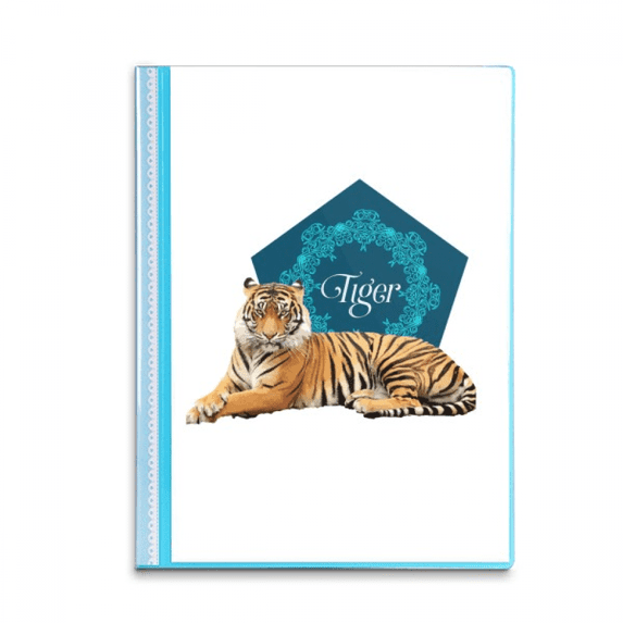 Star Feline Tiger Art Deco Fashion Book Sheet Protectors Portfolio ...