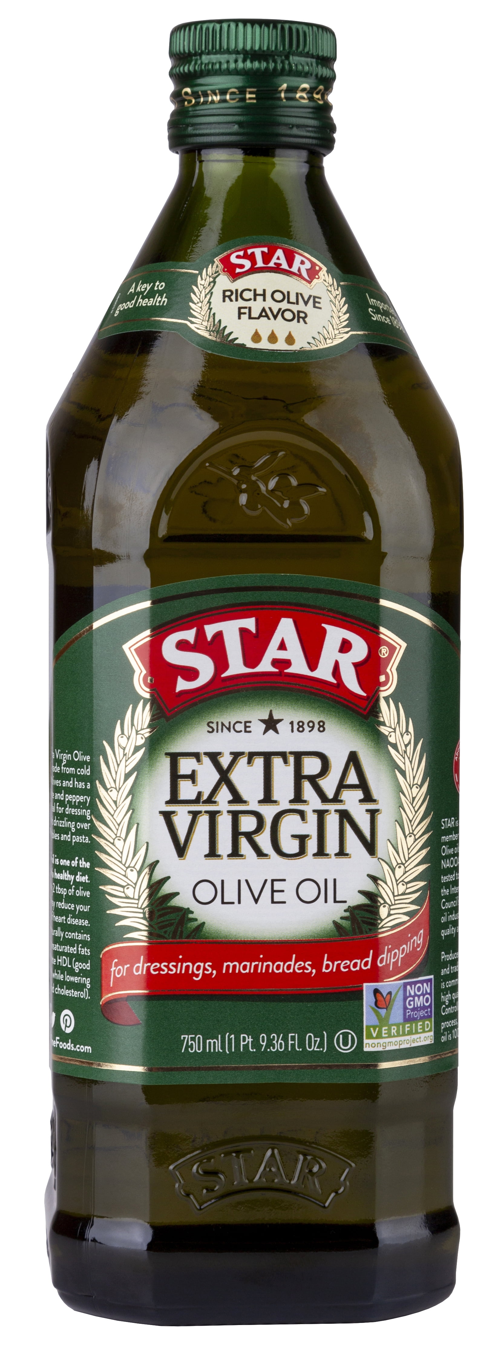 Star Fine Foods Extra Virgin Cold Pressed Olive Oil for Cooking and ...