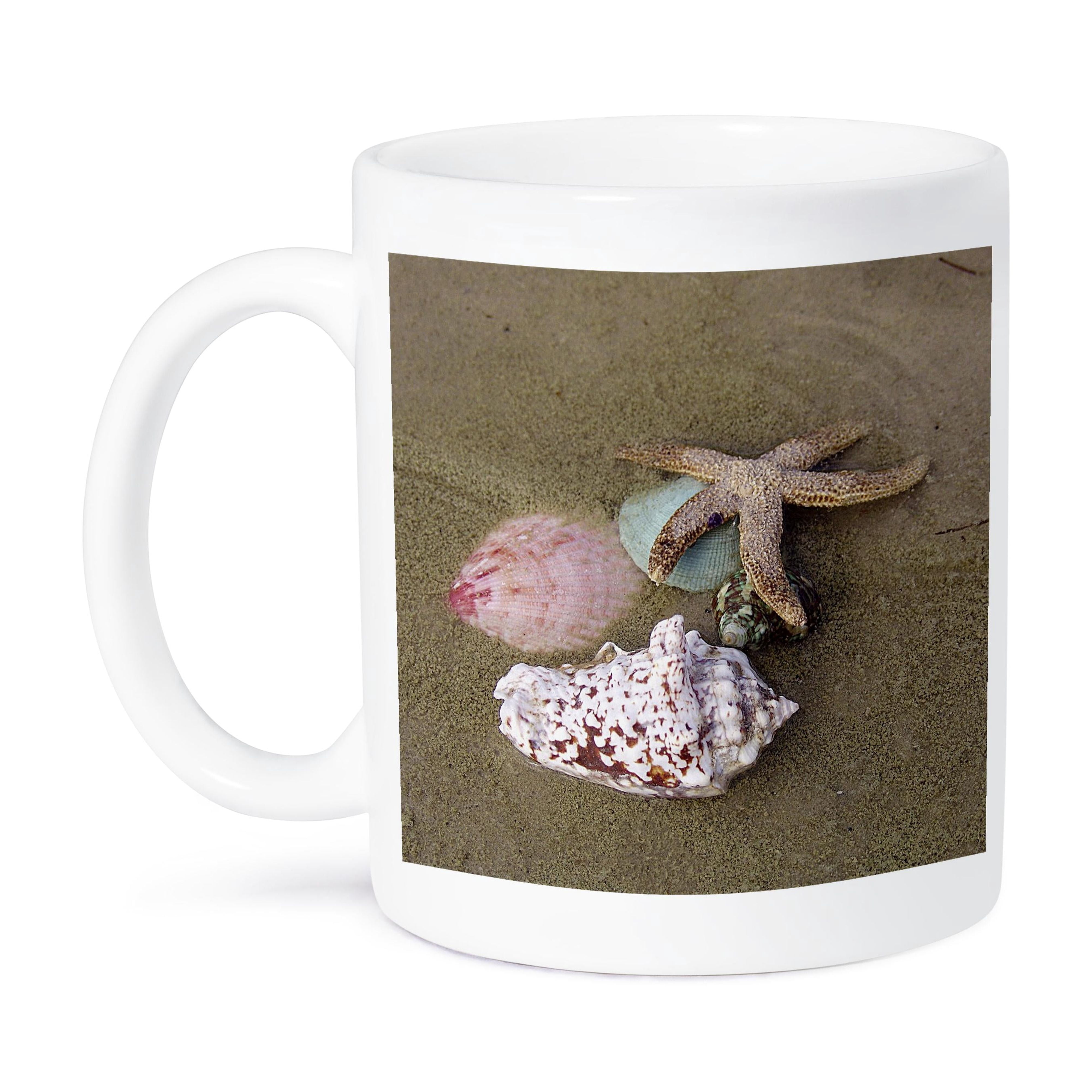 Star Fish N Sea Shells, 15oz Mug - Walmart.com
