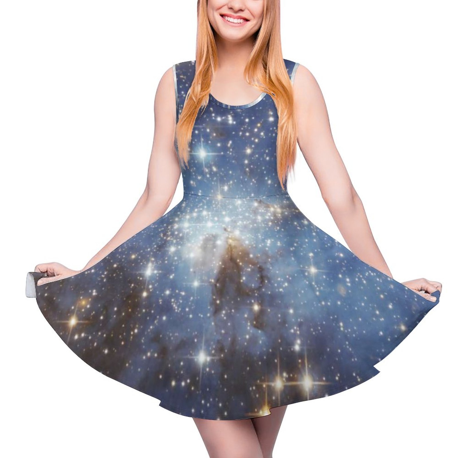 Star Flag Pirnt Dress USA 4th of July Independence Day Aesthetic ...