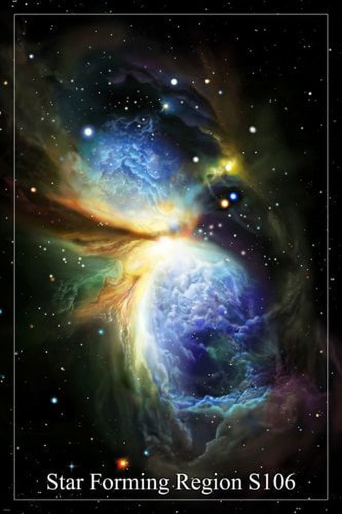 Star Forming Region S106 Poster 20x30 Hubble Space Image Stellar ...