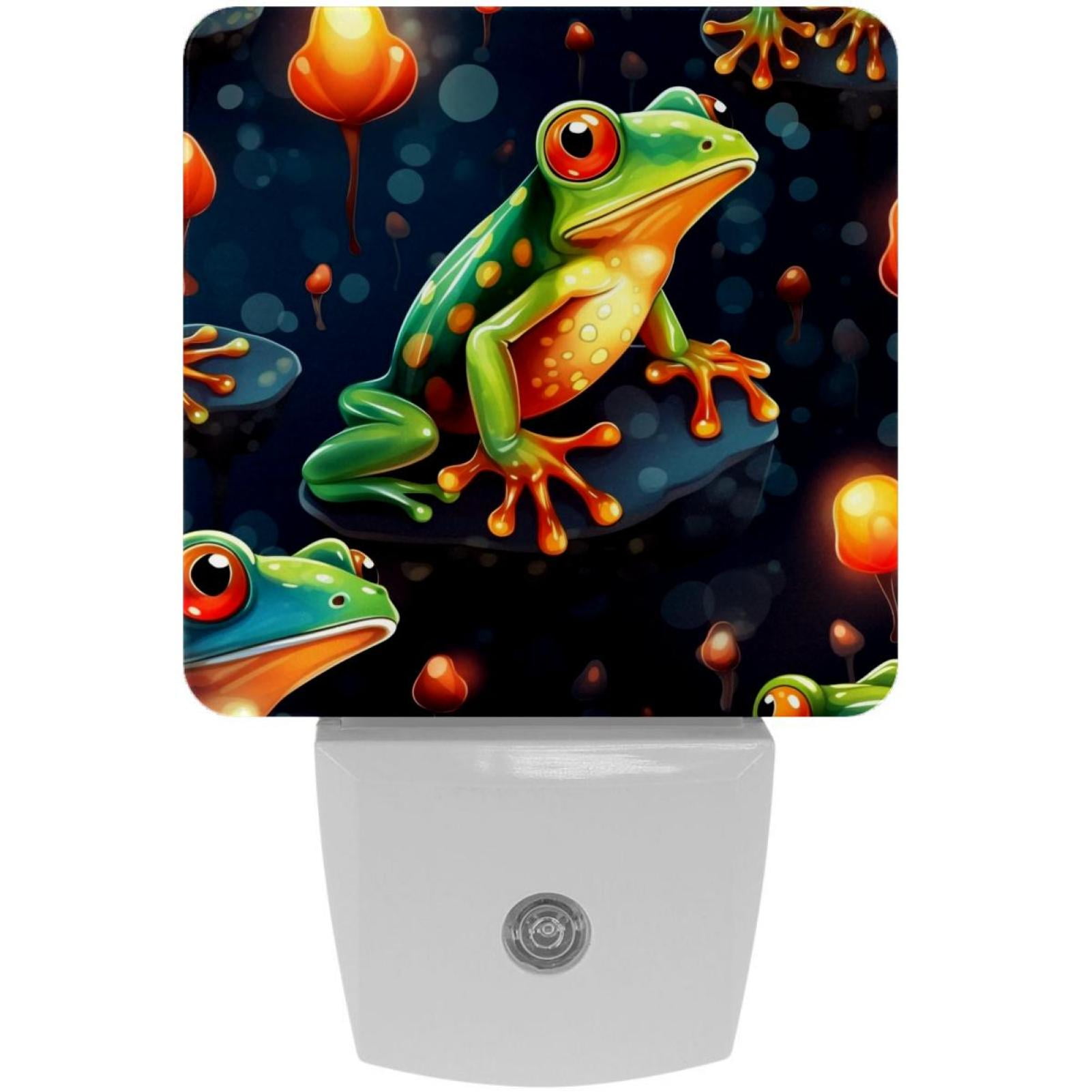 Star Frog LED Square Night Light - Small and Bright Square-shaped LED ...