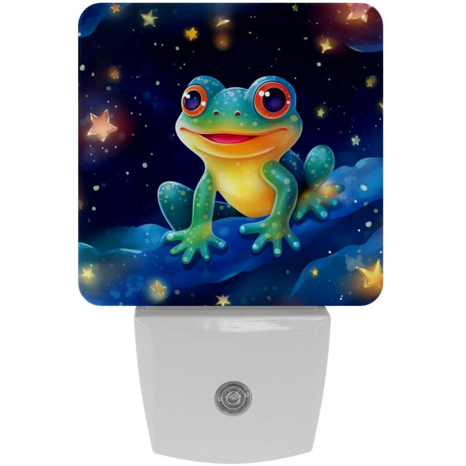 Star Frog LED Square Night Lights - Portable and Stylish for Bedroom and Kids Room - Enhance ...