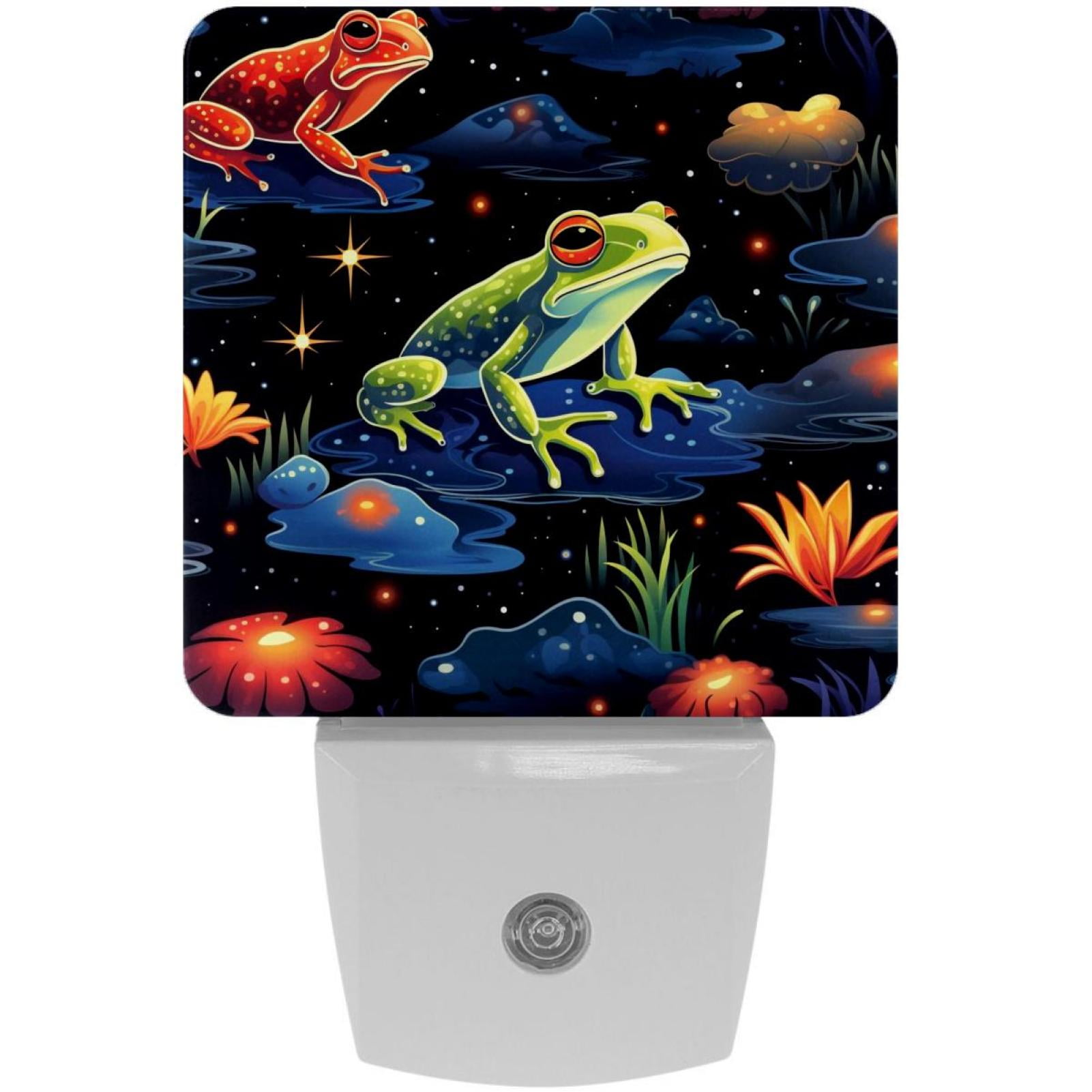 Star Frog LED Square Night Lights - Stylish and Energy-Efficient Illumination for Any Room - Set ...