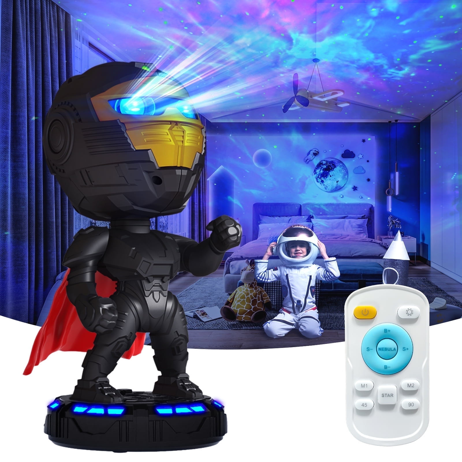 Star Galaxy Projector - Mech Warrior Space Projector with Timer ...