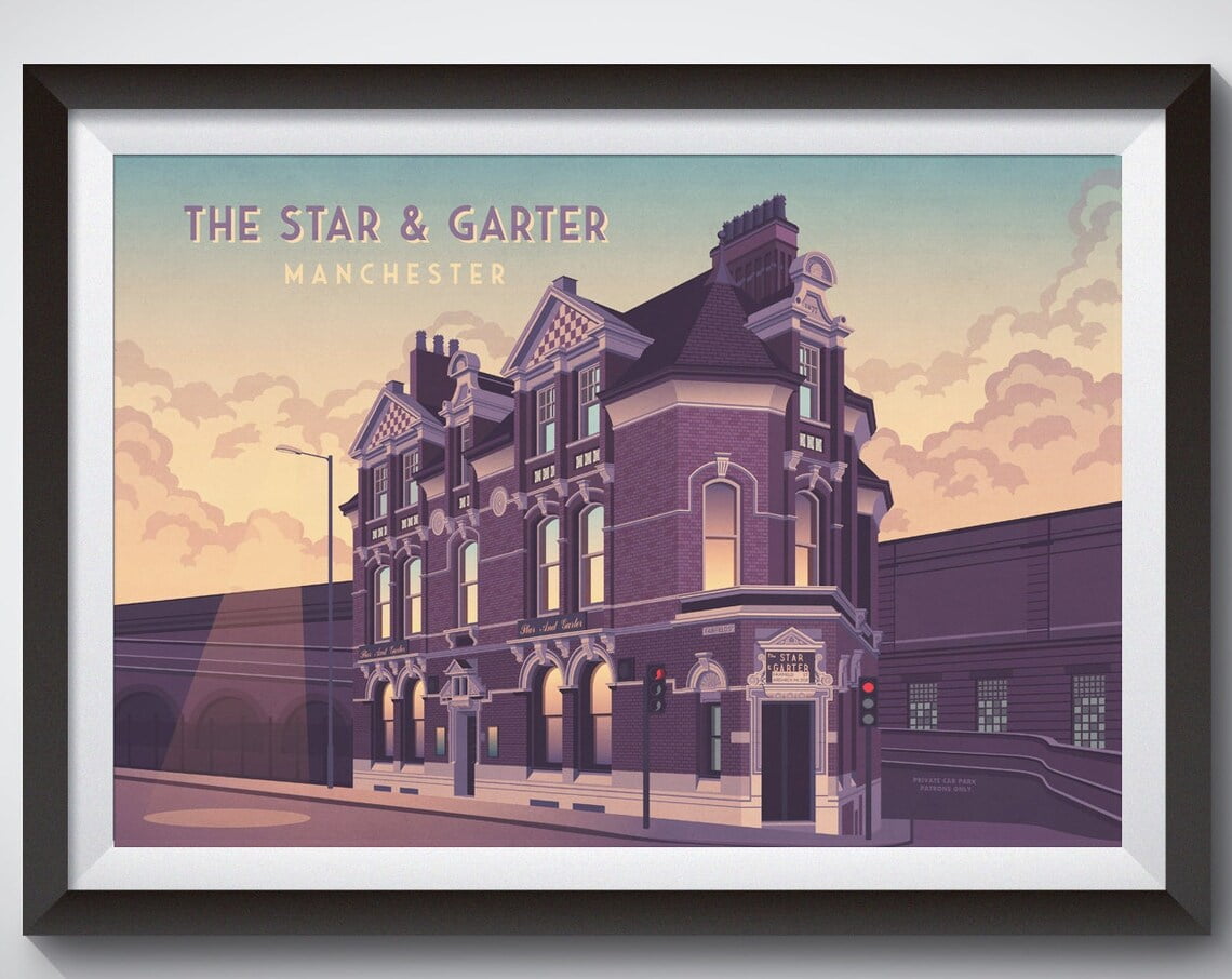 The Star And Garter Manchester Poster, Nightclub, Live Music Venue ...