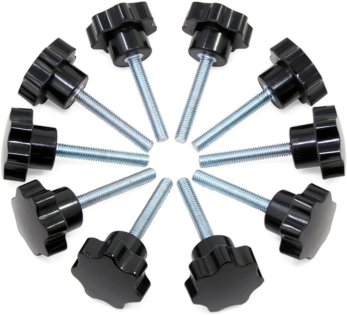 Star Handle Knob For Wide Applications, Tightening Screw With Ergonomic ...