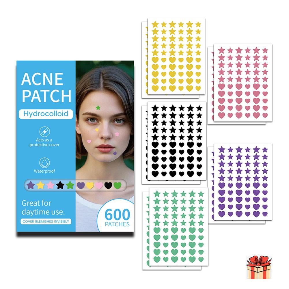 Star Heart Shaped Acne Care Patch, Boxed, Multiple Shapes for Different ...