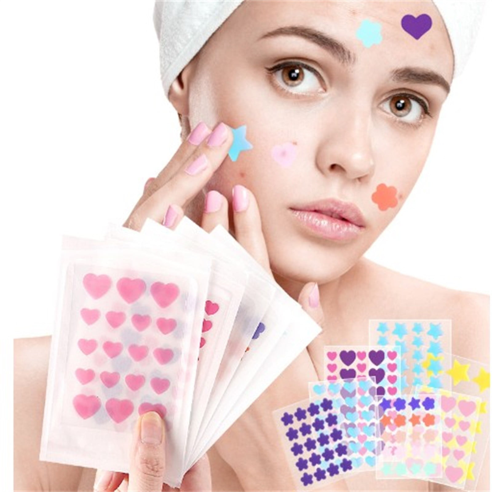Star Hydrocolloid Pimple Patches for Face & Body - 24-Pack Acne Patches ...