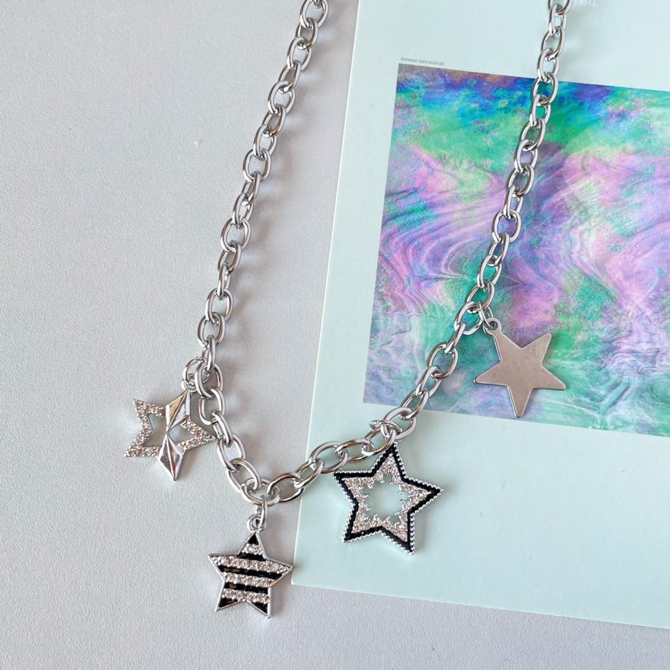 Star Indie Necklace For Men And Women - Cottagecore Jewelry, Hip Hop ...