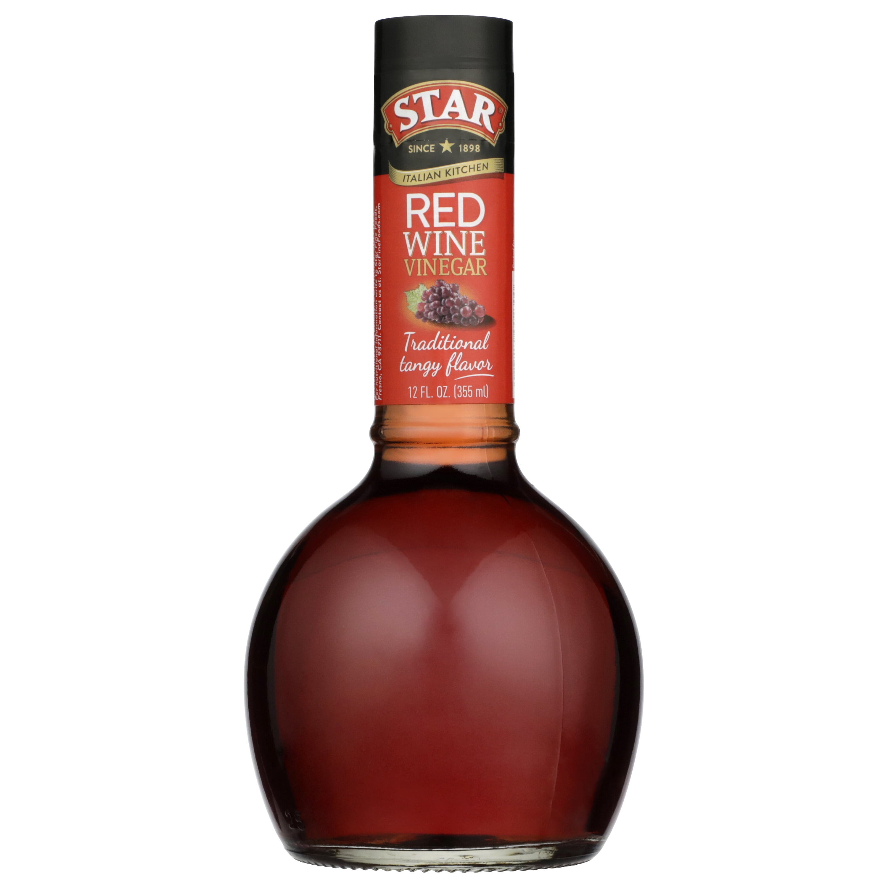 Star Italian Kitchen Low-Calorie Red Wine Vinegar, 12 fl oz ...