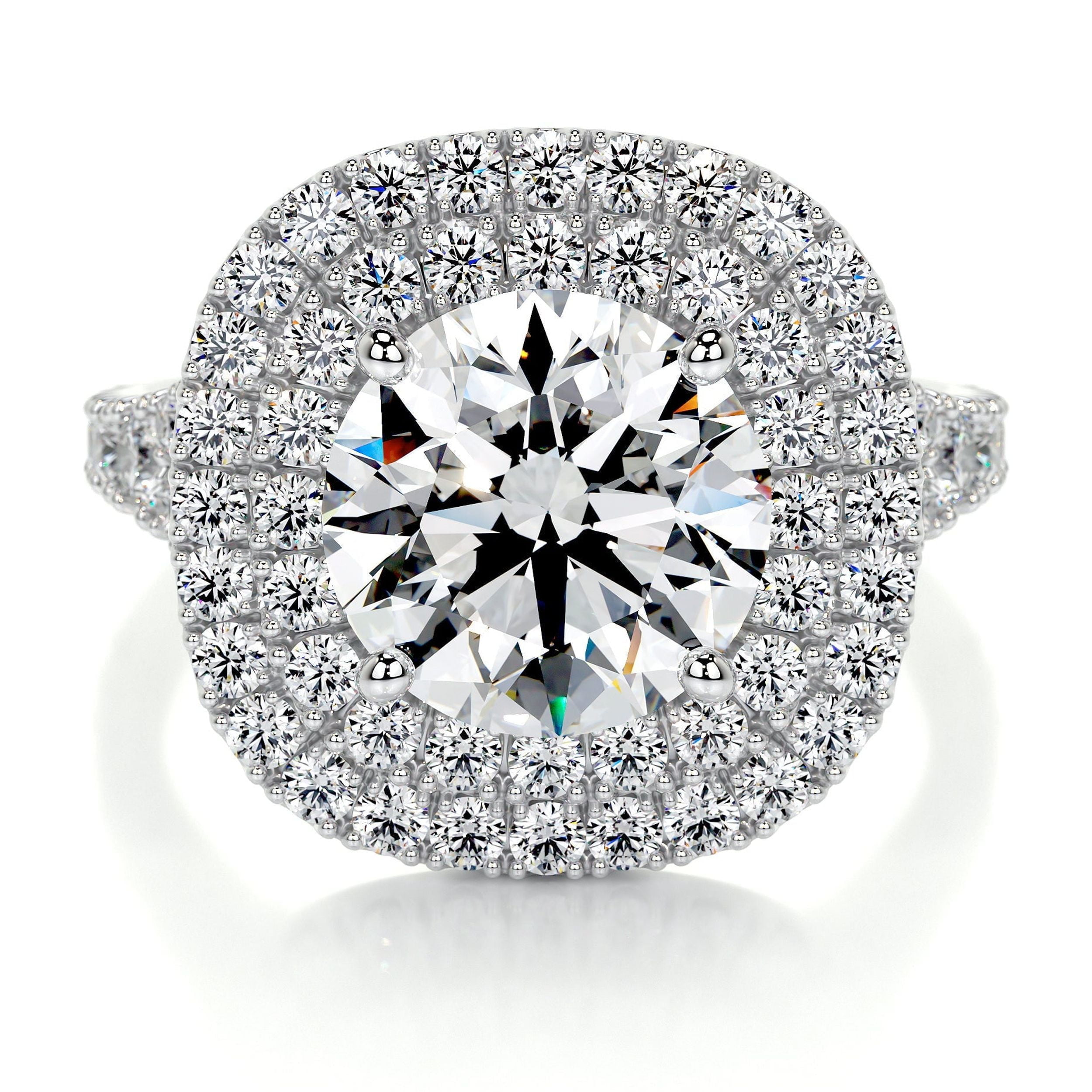 Star Jewelry Elegant Round Cut Moissanite Wedding Ring – 1.8 Ct ...