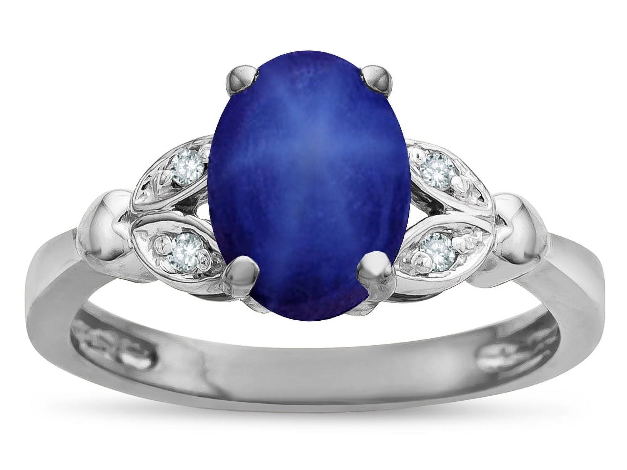 Star K Oval 8x6 Created Star Sapphire Marquee Design Engagement Promise ...