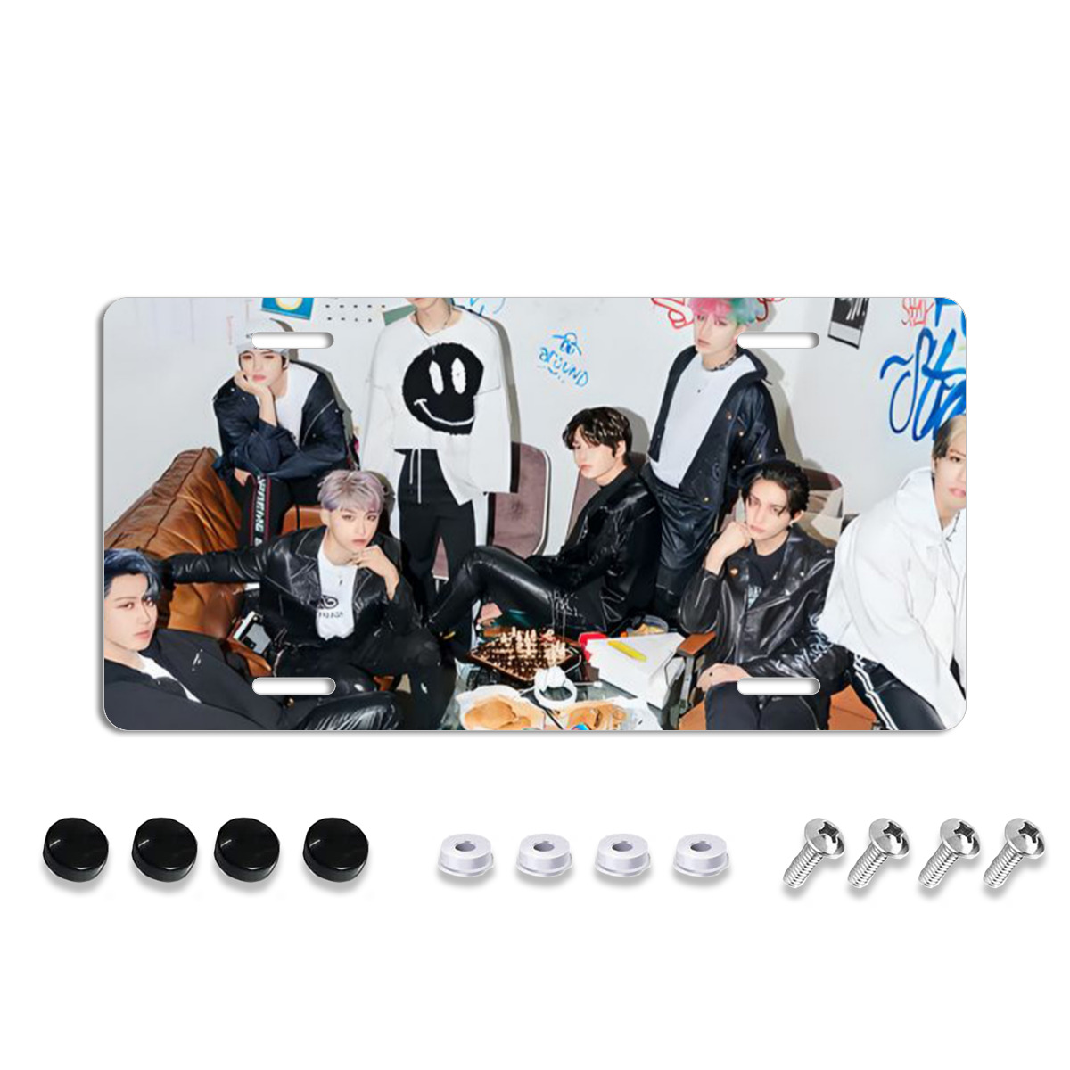 Star Kids License Plate Cover Personalized Car License Plate Metal Sign ...