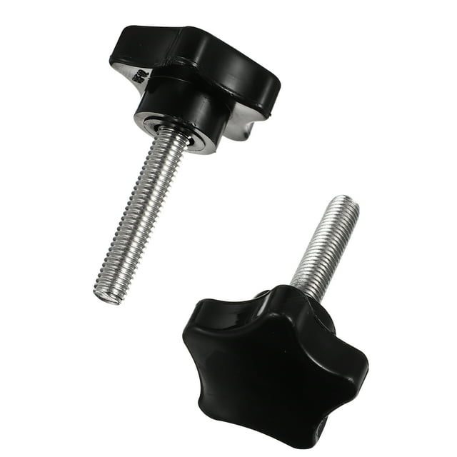 2pcs Clamping Screw Knobs Hand Star Knobs with Stainless Steel Nuts M8 x 40 - Walmart.com