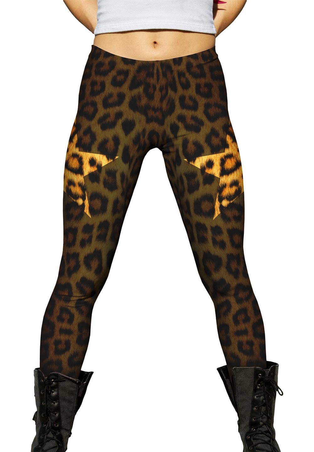 Star Leopard Animal Skin Leggings - Walmart.com