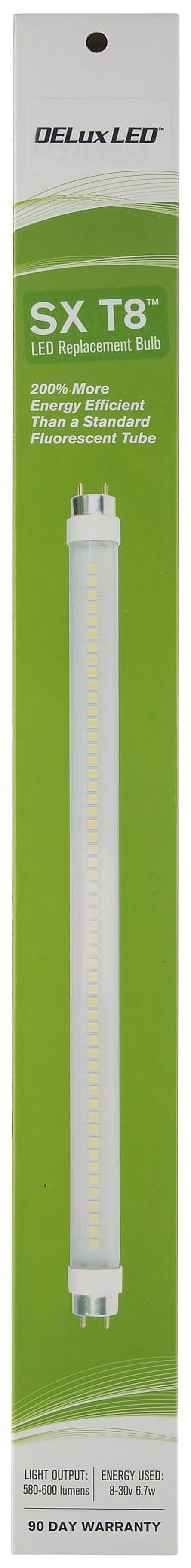 Star Lights 016-781T8 18" Deluxe Flourescent Tube Style LED Bulb ...