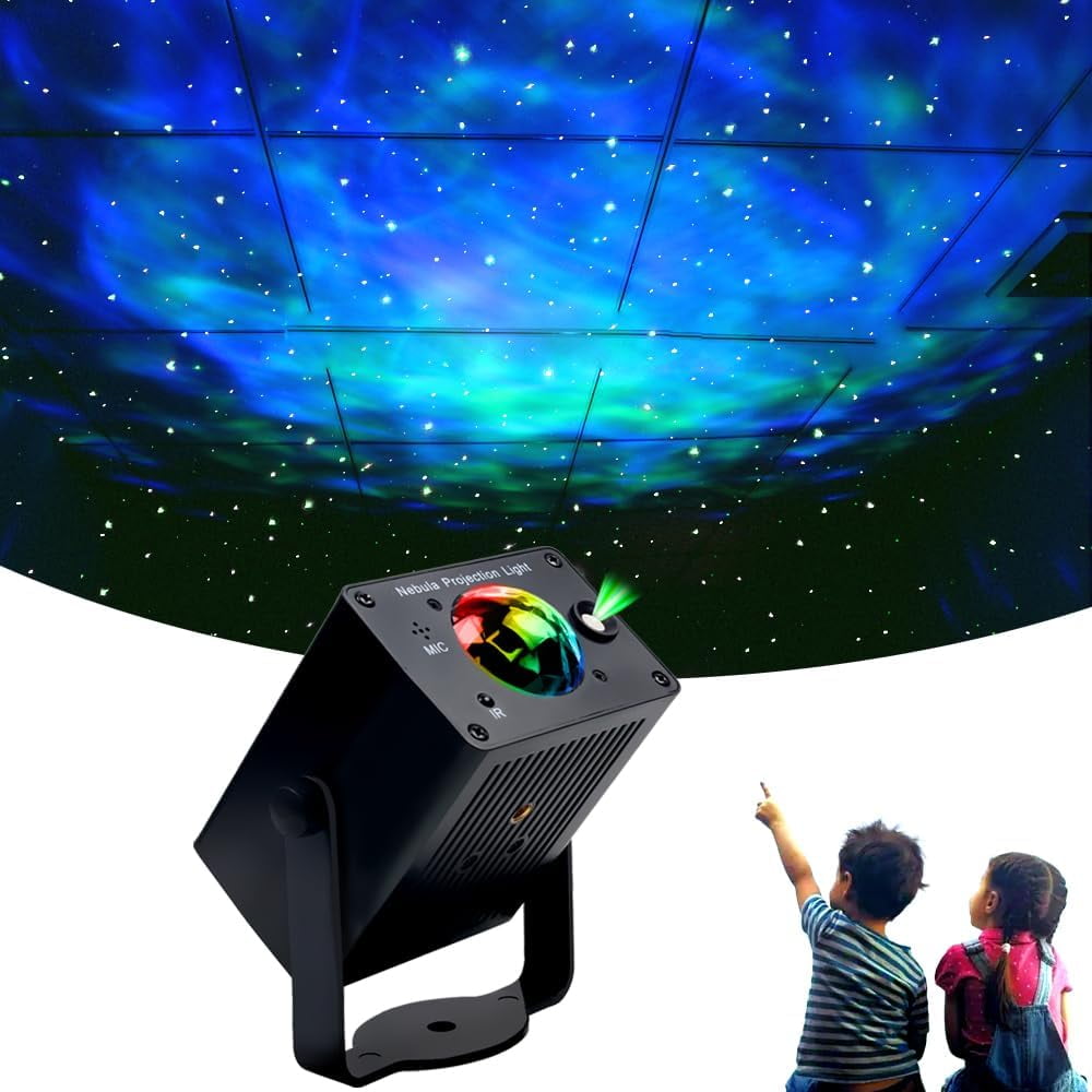 Star Lights,Galaxy Projector for Bedroom Ocean Wave Sound Activated ...