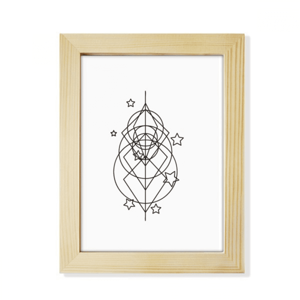 Star Line Combination Juxtaposition Desktop Adorn Photo Frame Display ...
