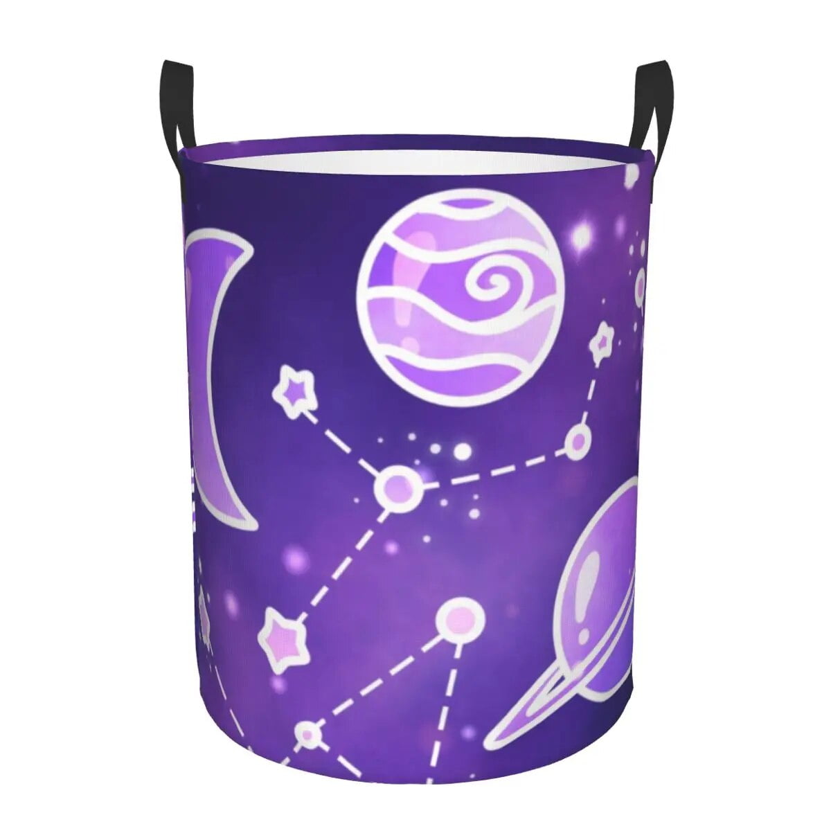 Star Map City Lights Laundry Hamper Large Storage Basket Stars ...