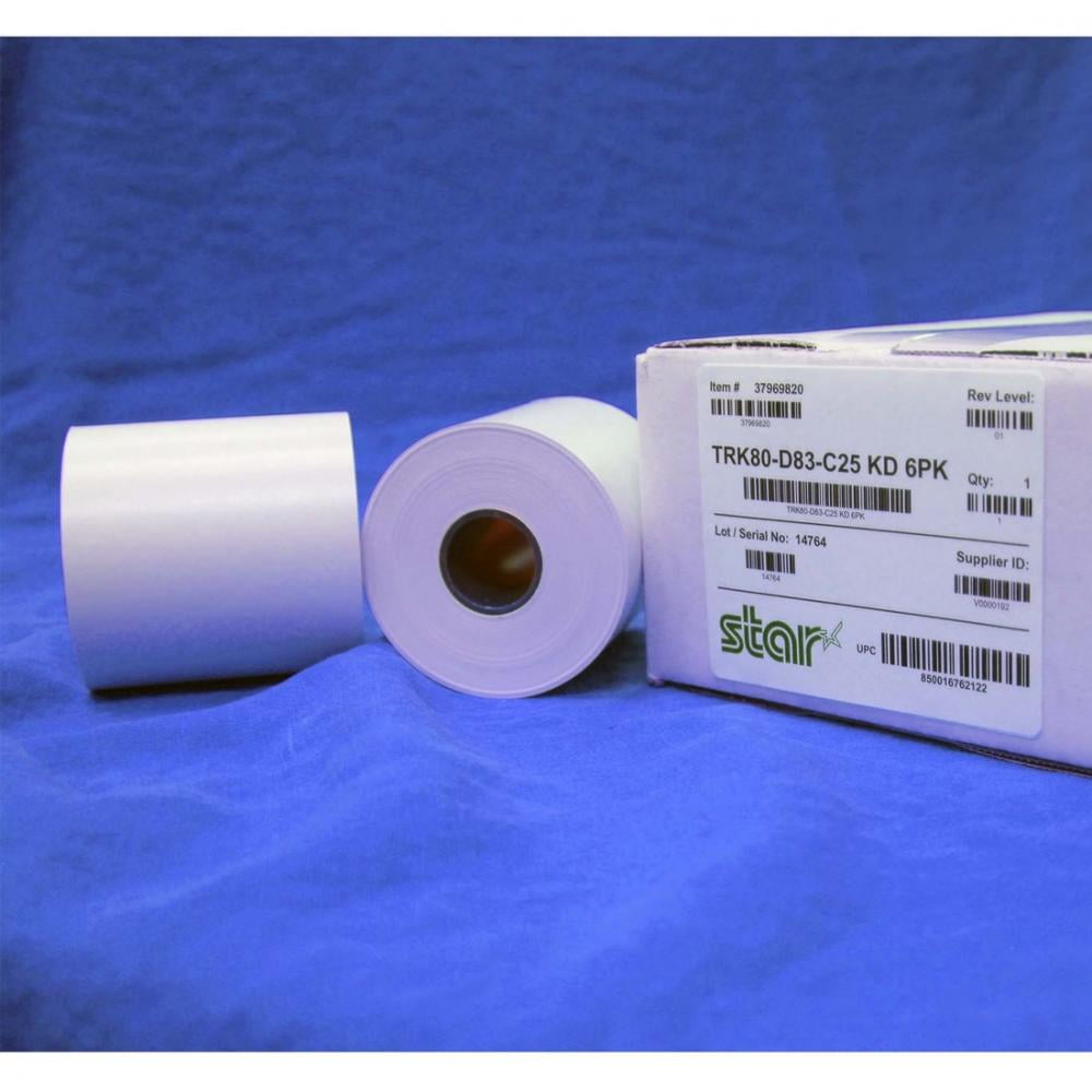 Star Micronics Linerless Label Paper for TSP654SK - 2 9/32" Width x 170 ...