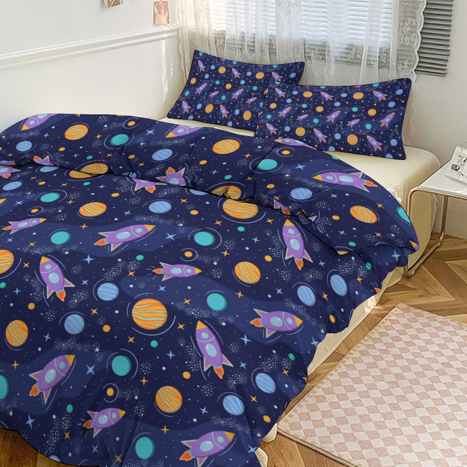 Star Moon Pattern 3D Duvet Cover Set Quilt Cover Theme of for Bedroom ...