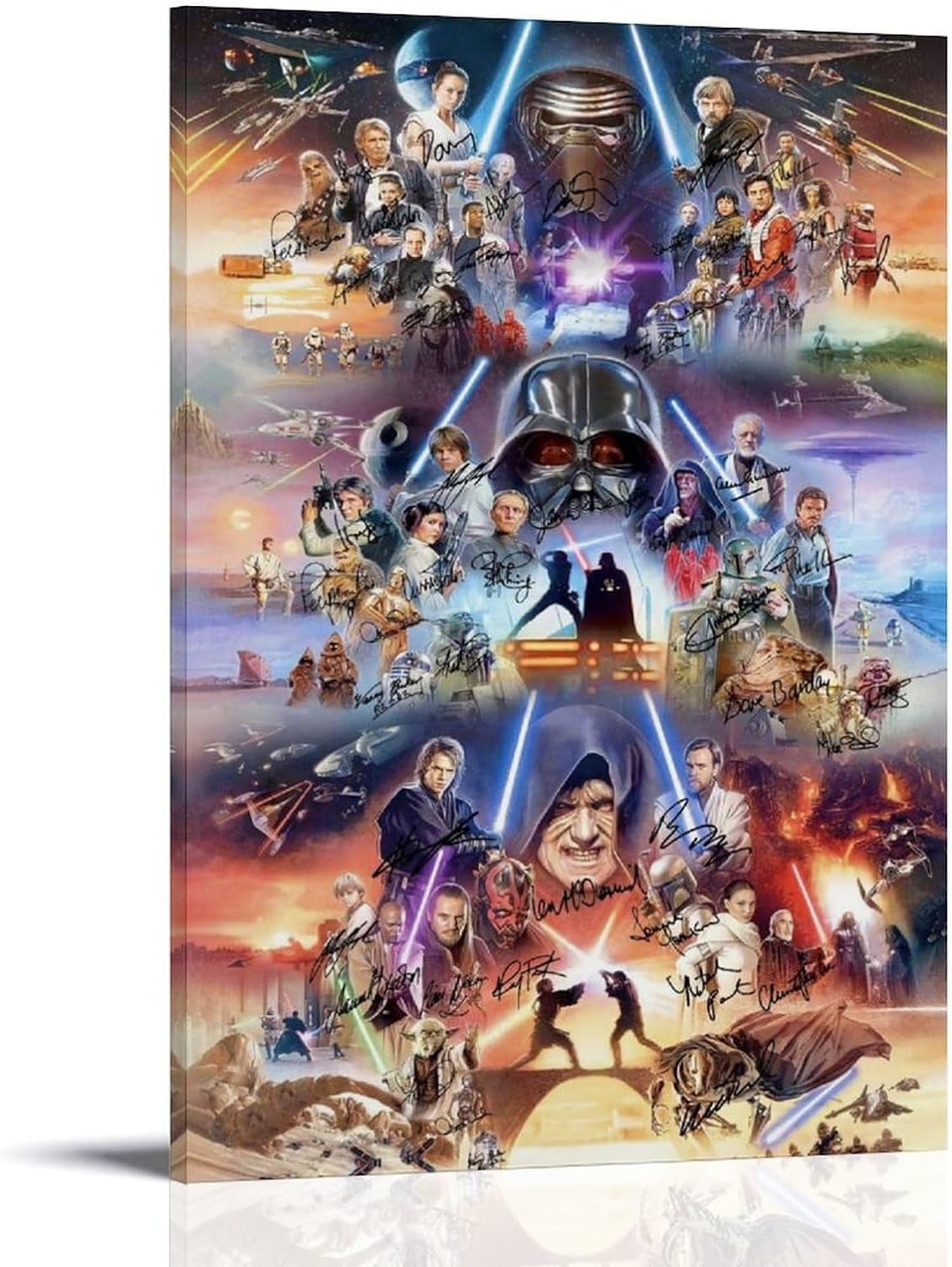 Star Movie War Poster Vintage Poster Canvas 90s Wall Art Room Aesthetic ...