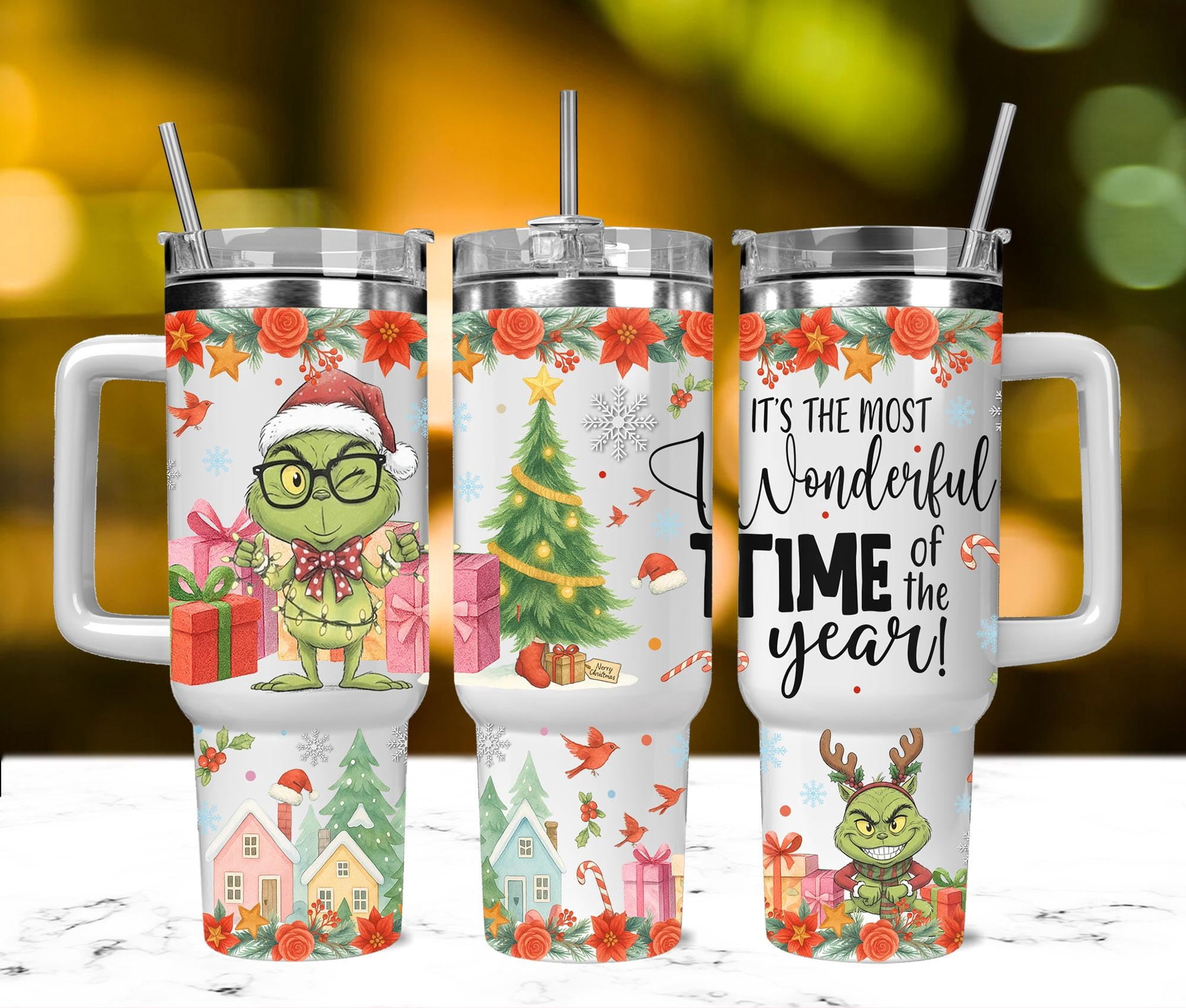 Star Mug Green Monster 40Oz Wrap, It'S The Most Wonderful Time Of The ...