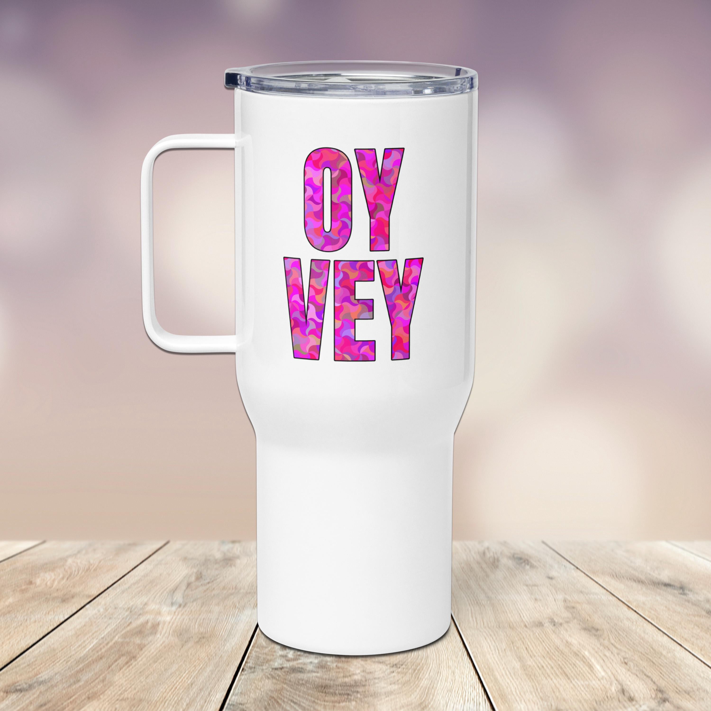 Star Mug Oy Vey-On-The-Go 40Oz.Insulated Stainless Steel Travel Mug ...