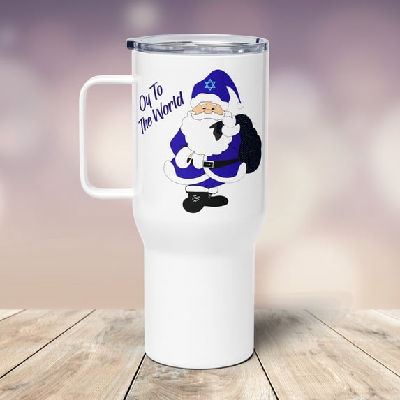 Star Mug Oy To The World-Jewish/Yiddish Phrase On-The-Go 40Oz ...