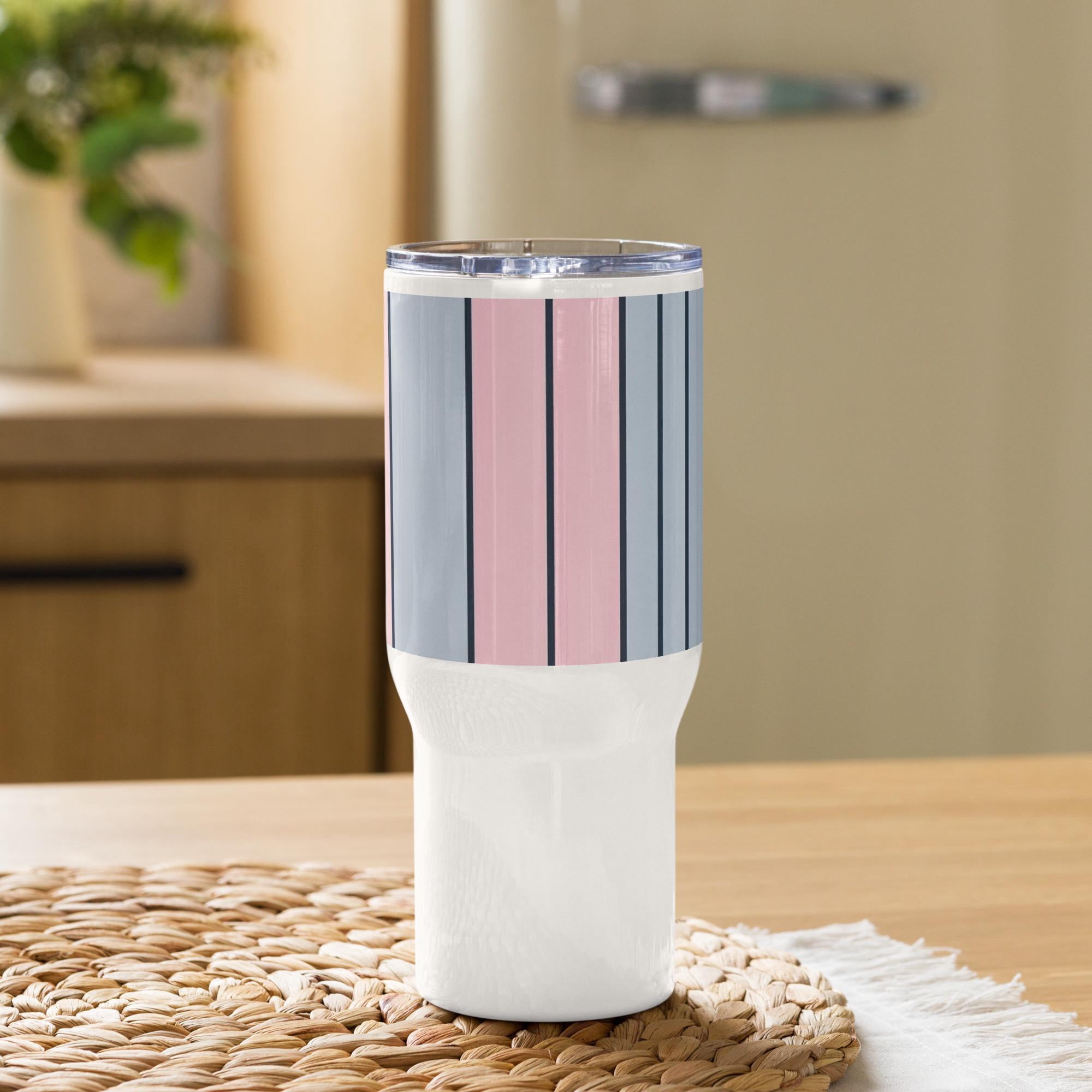 Star Mug Pastel Stripe Travel Mug: Stainless Steel To-Go Cup With ...