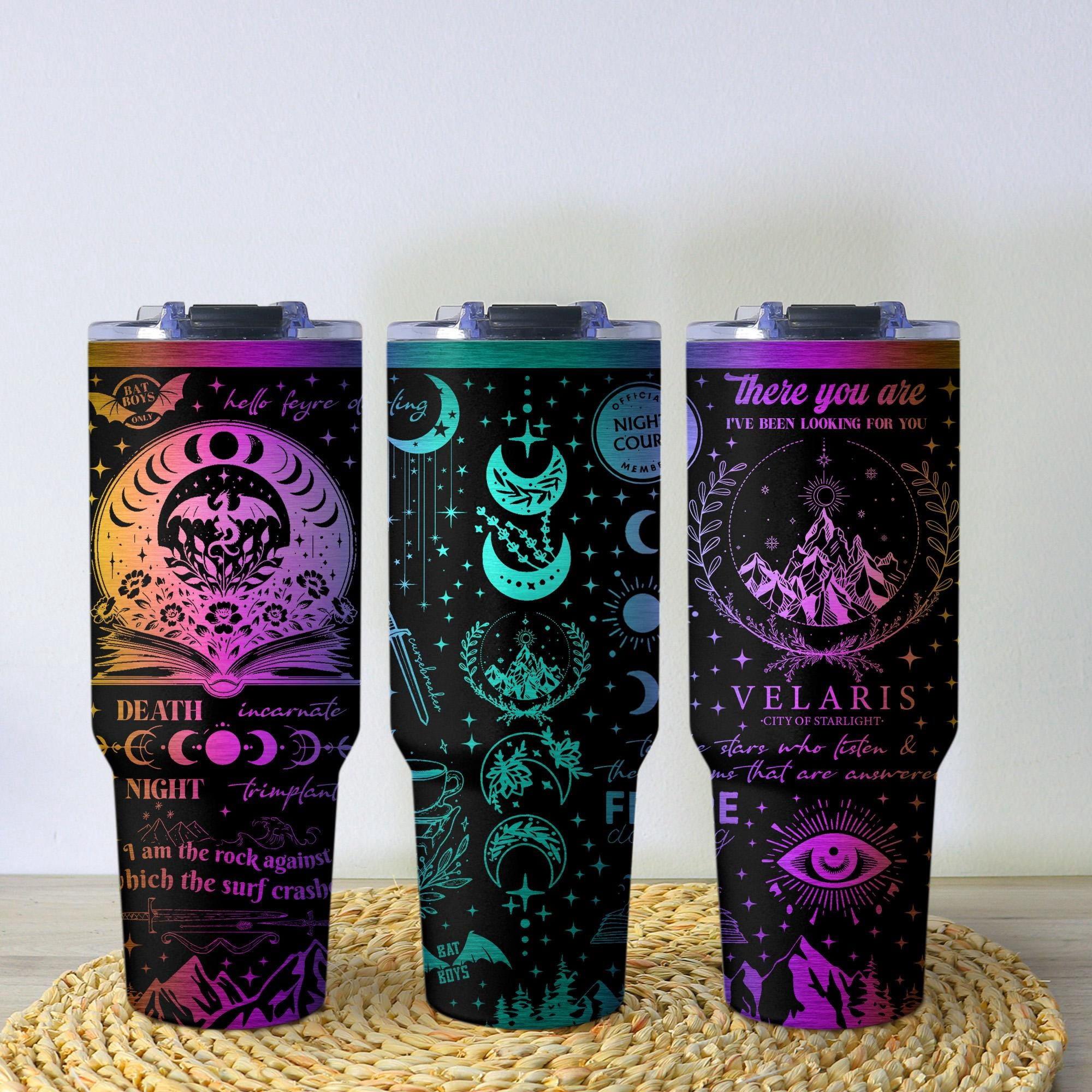 Star Mug Velaris Tumbler Acotar Mug, Fourth Wing Fantasy Cup, Bookish ...
